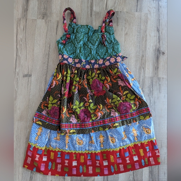 Matilda Jane | Dresses | Matilda Jane Apron Knot Dress Fox Pattern Size ...